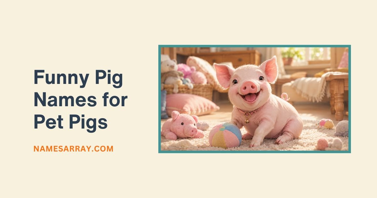 500+ Funny Pig Names That Always Get a Laugh 2026