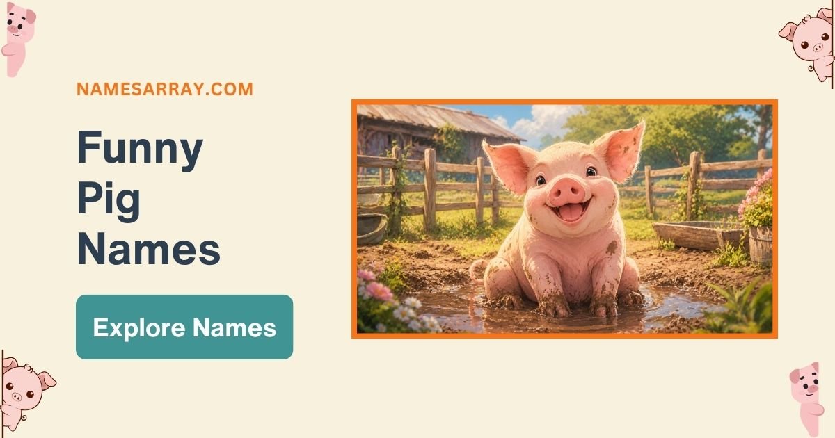 500+ Funny Pig Names That Always Get a Laugh 2026