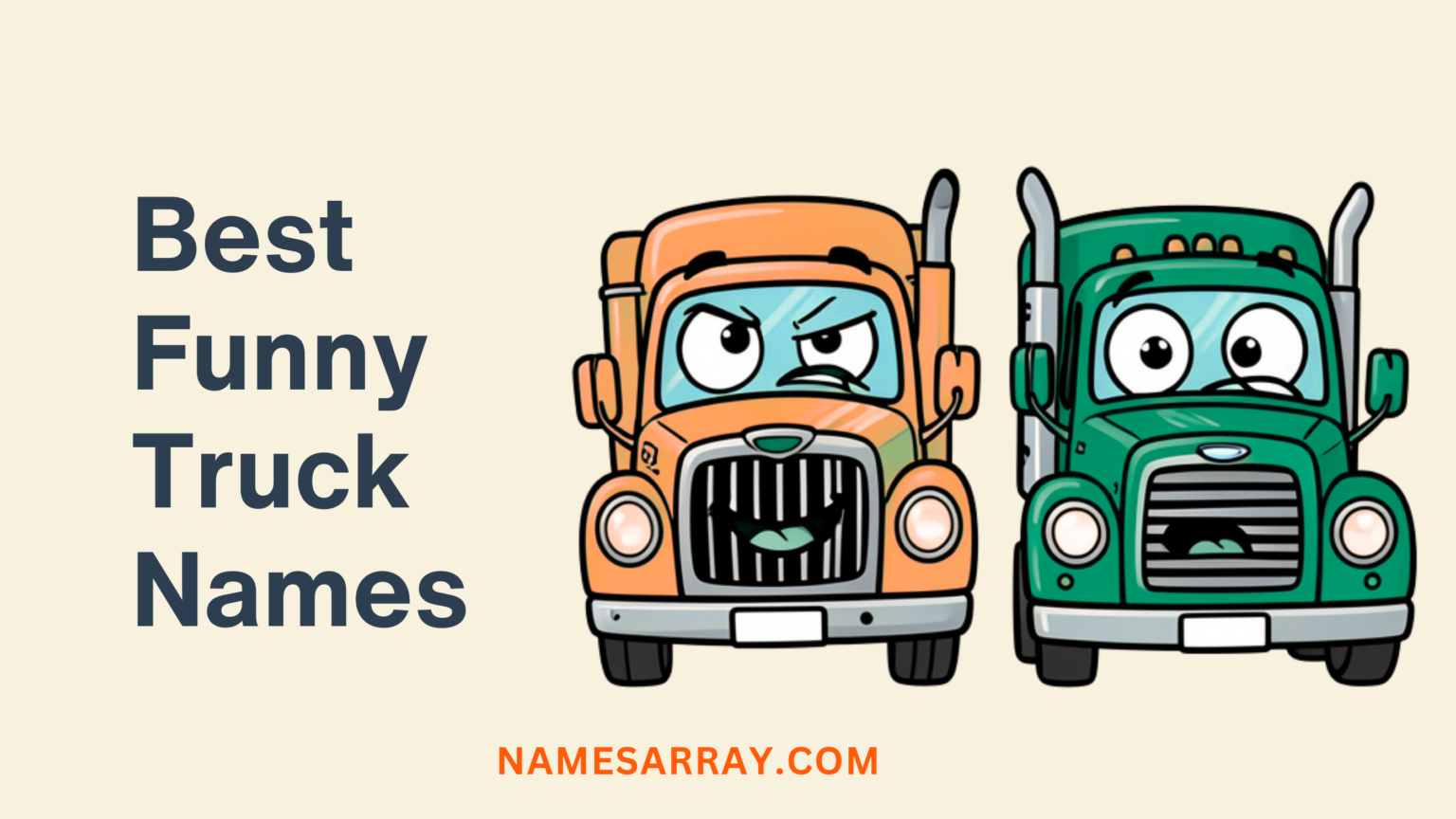 Funny Truck Names That Make You Laugh Out Loud 2026