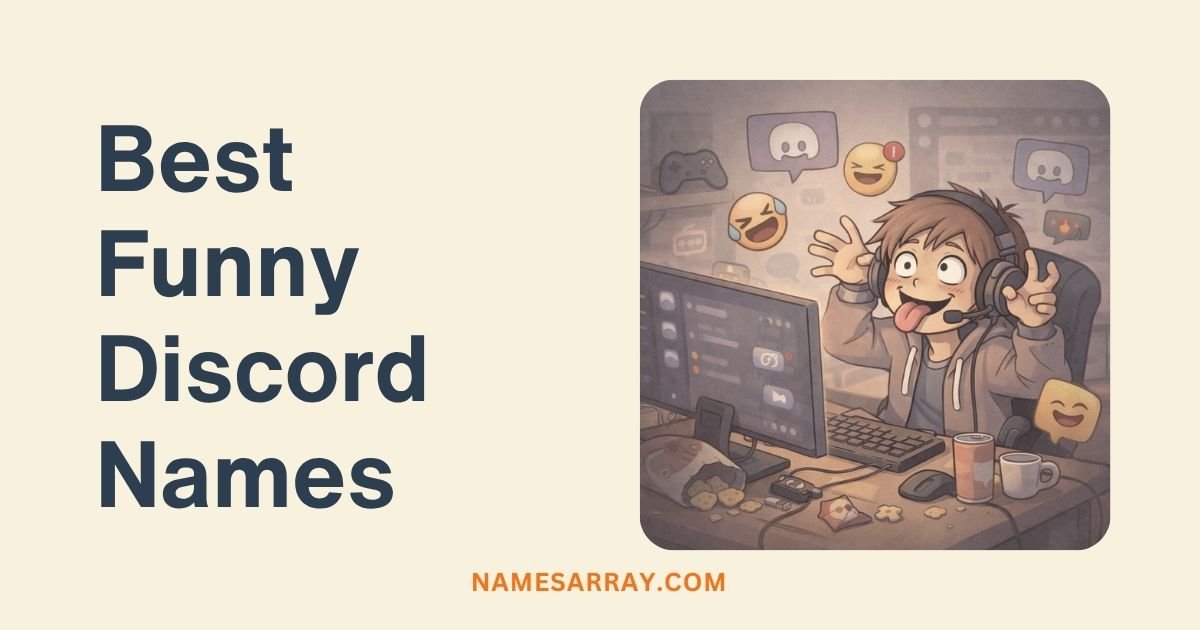 Funny Discord Names – 100+ Ideas 2026
