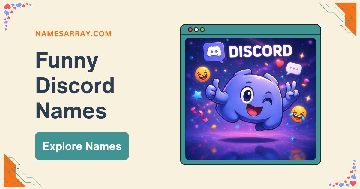 Funny Discord Names – 100+ Ideas 2026